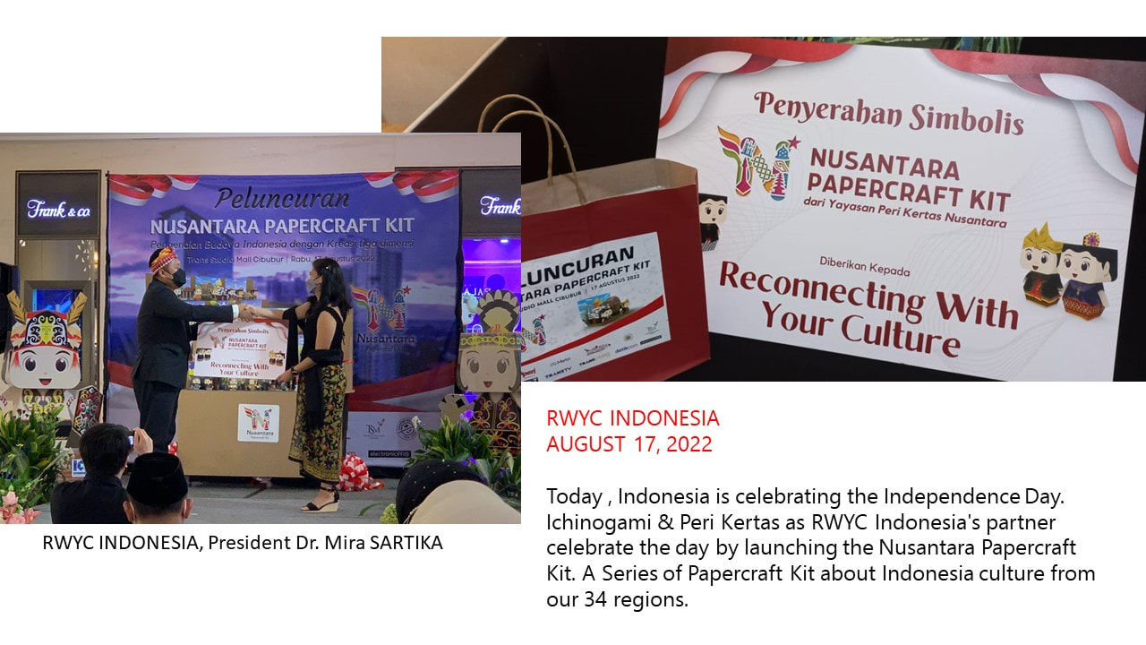 RWYC Indonesia: Launching Papercraft Nusantara - CHAKRA CULTURAL FOUNDATION
